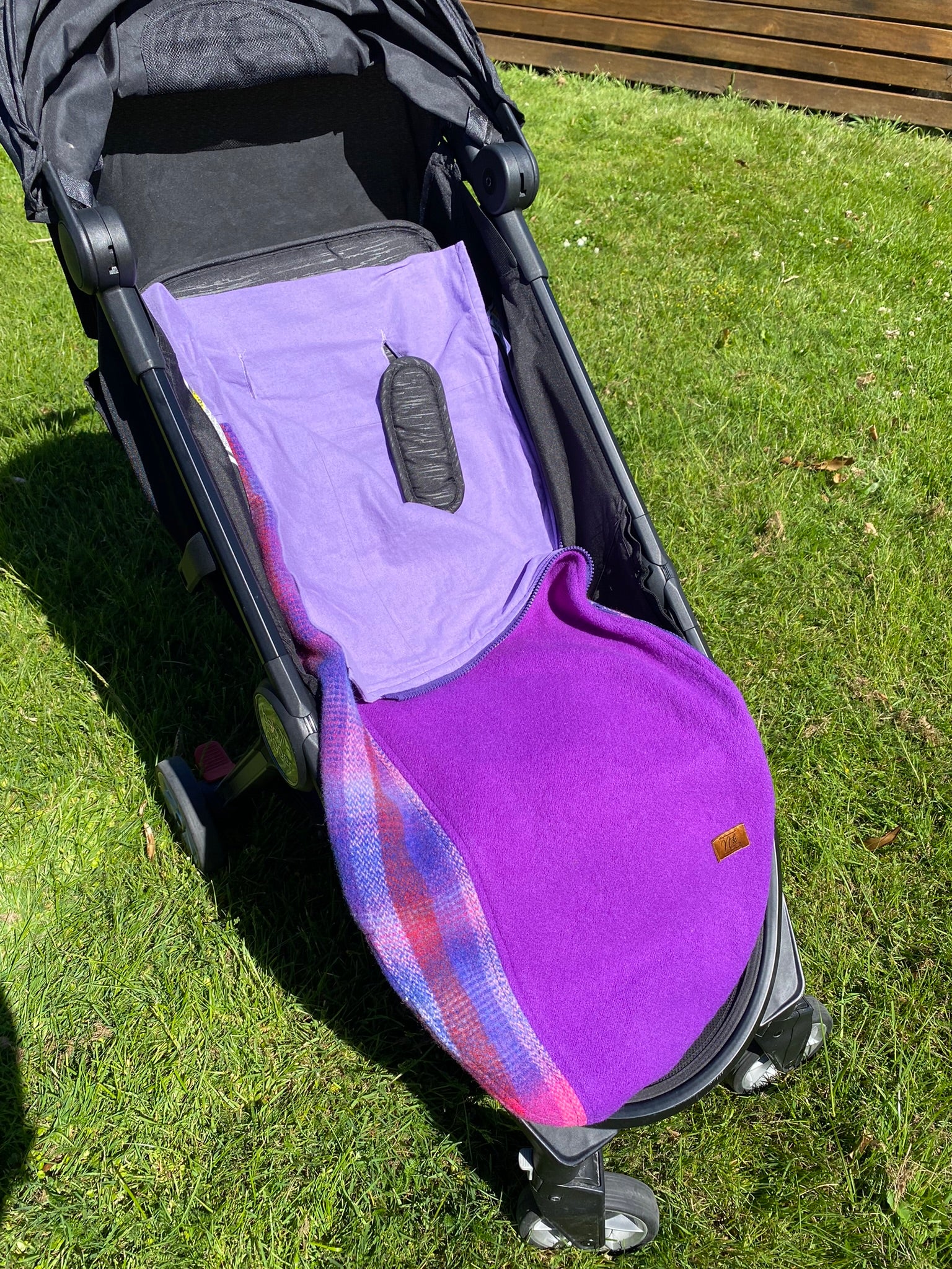 Pram Bag Purple – Nannie K Creations